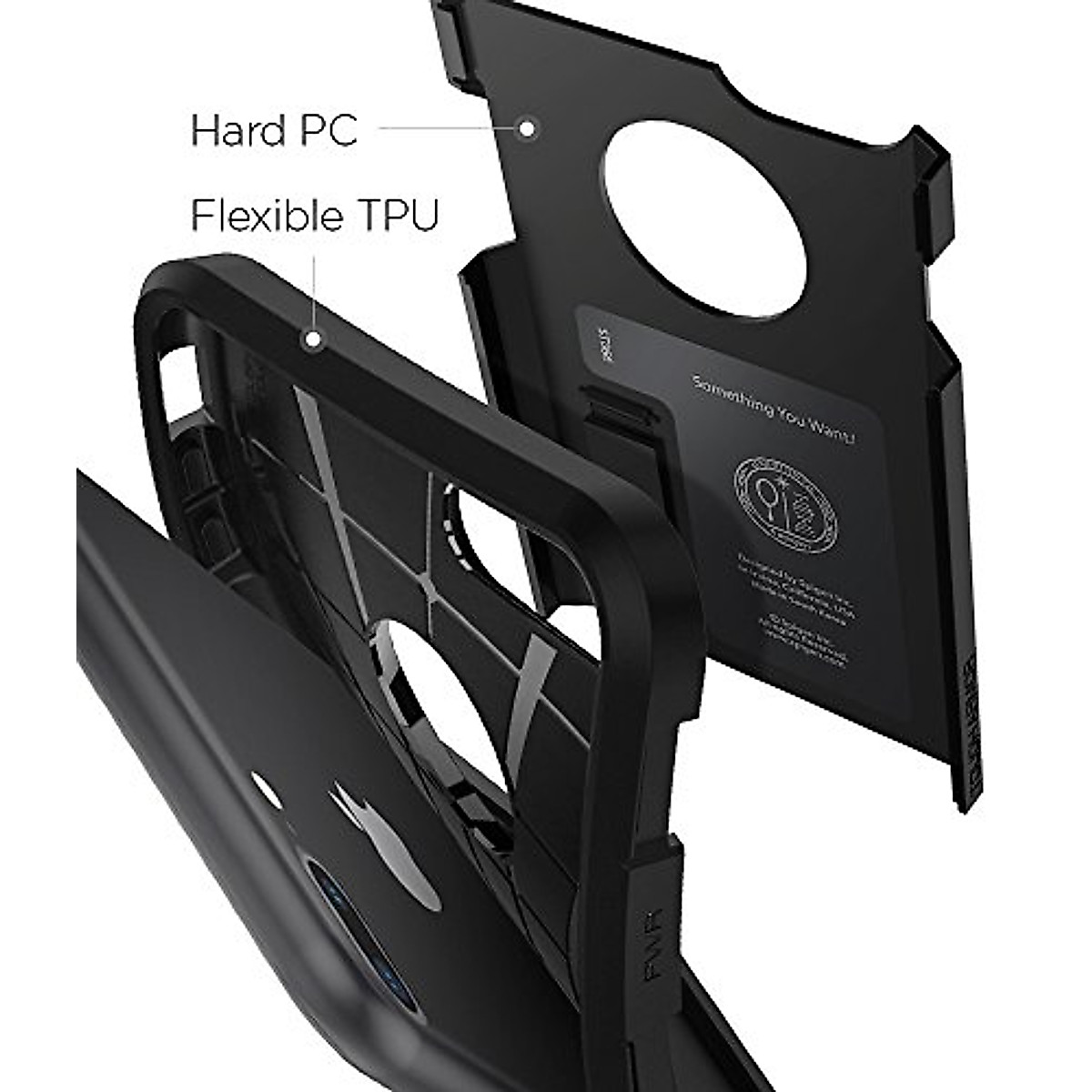 Spigen Tough Armor [2nd Generation] Designed for iPhone 8 Plus Case (2017) / Designed for iPhone 7 Plus Case (2016) - Black