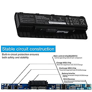 A32N1405 10.8V 56Wh Laptop Battery for ASUS G551 G551JK G551JM G58JK G58JM ROG G771 G771JK G771JM N751 GL551 GL771 GL551JM GL551JM-DH71