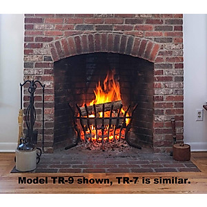Model TR-7 High Efficiency Smoke-Free Rumford Fireplace Grate.