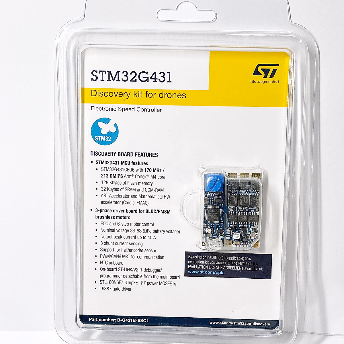 XFCZMG B-G431B-ESC1 STM32G431 Motor Controller/Driver Power Management Evaluation Board