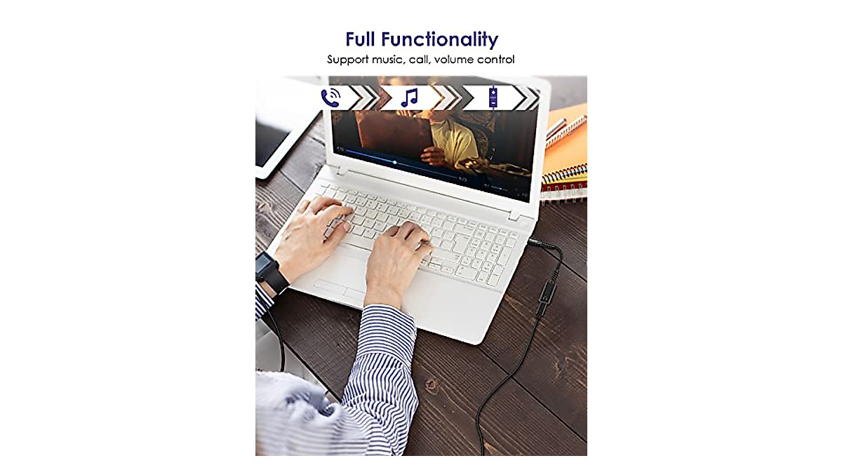 Mangotek USB C to Lightning Adapter - MFi Certified Audio