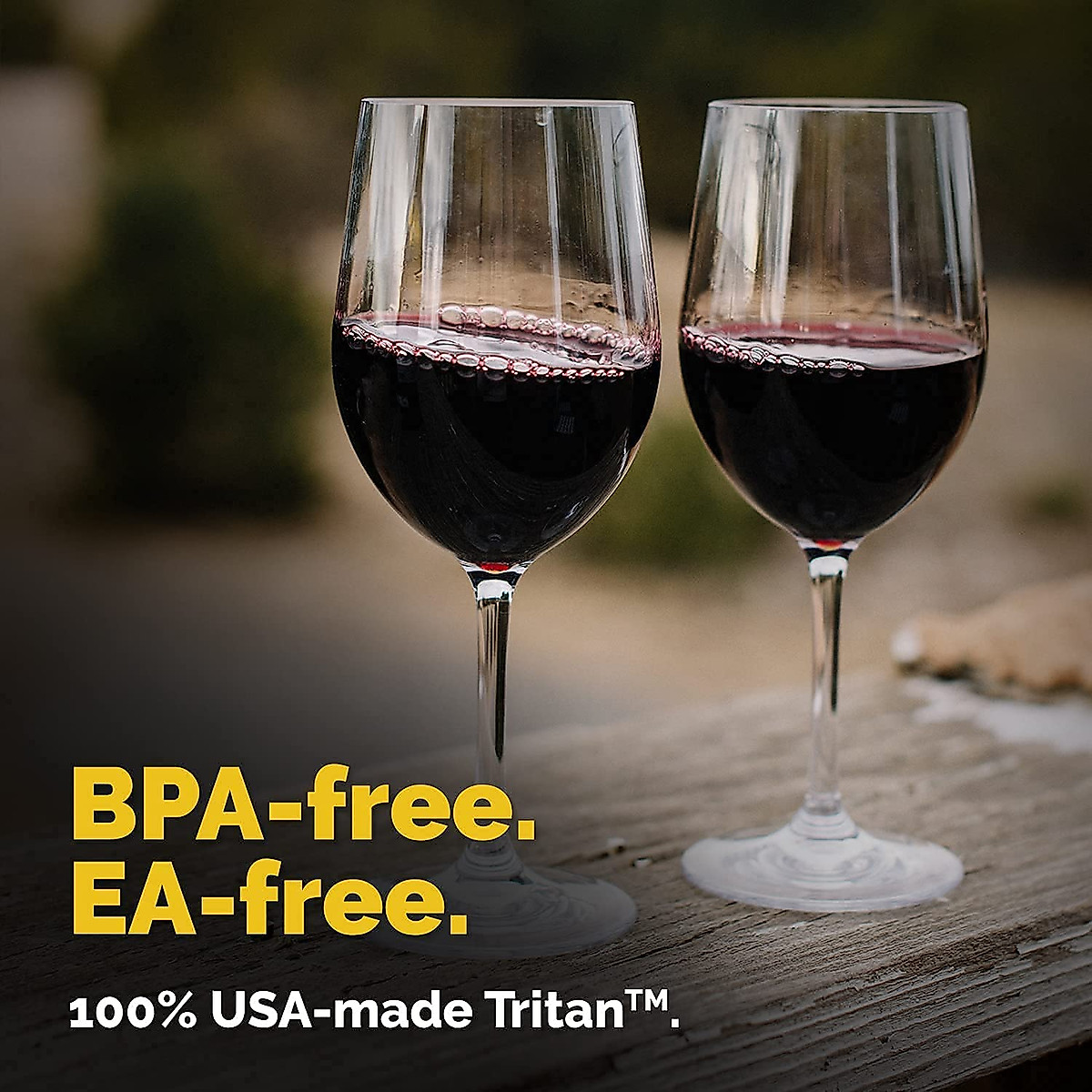 TaZa Assorted Unbreakable Wine Glasses | Stemless and With Stem | Outdoor Wine Glasses for Pool, Camping, Boating, Picnic & More | Dishwasher Safe Shatterproof Glasses Set of 8 (4 Each)