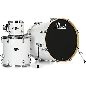 Pearl Export EXX 8-piece Double Bass Drum Set with Hardware - Pure White