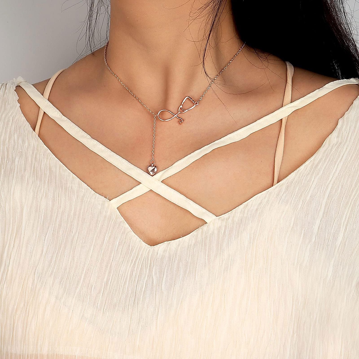 Nurse Necklace for Women Nurses Week Gifts Nursing Graduation Gifts for Her Student Nurse Appreciation Gift School Cool Gifts for Nurses Unique Graduation Gifts for Nurses Female Outfit 2024