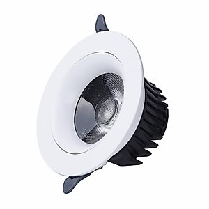 PEHUB Minimalism Spot Lights Living Room Aluminum Flush Mount Spotlight Indoor LED Downlight Lighting Decoration Metal Ceiling Spotlight Fixture for Kitchen High Brightness (Color : Neutral Light_30W