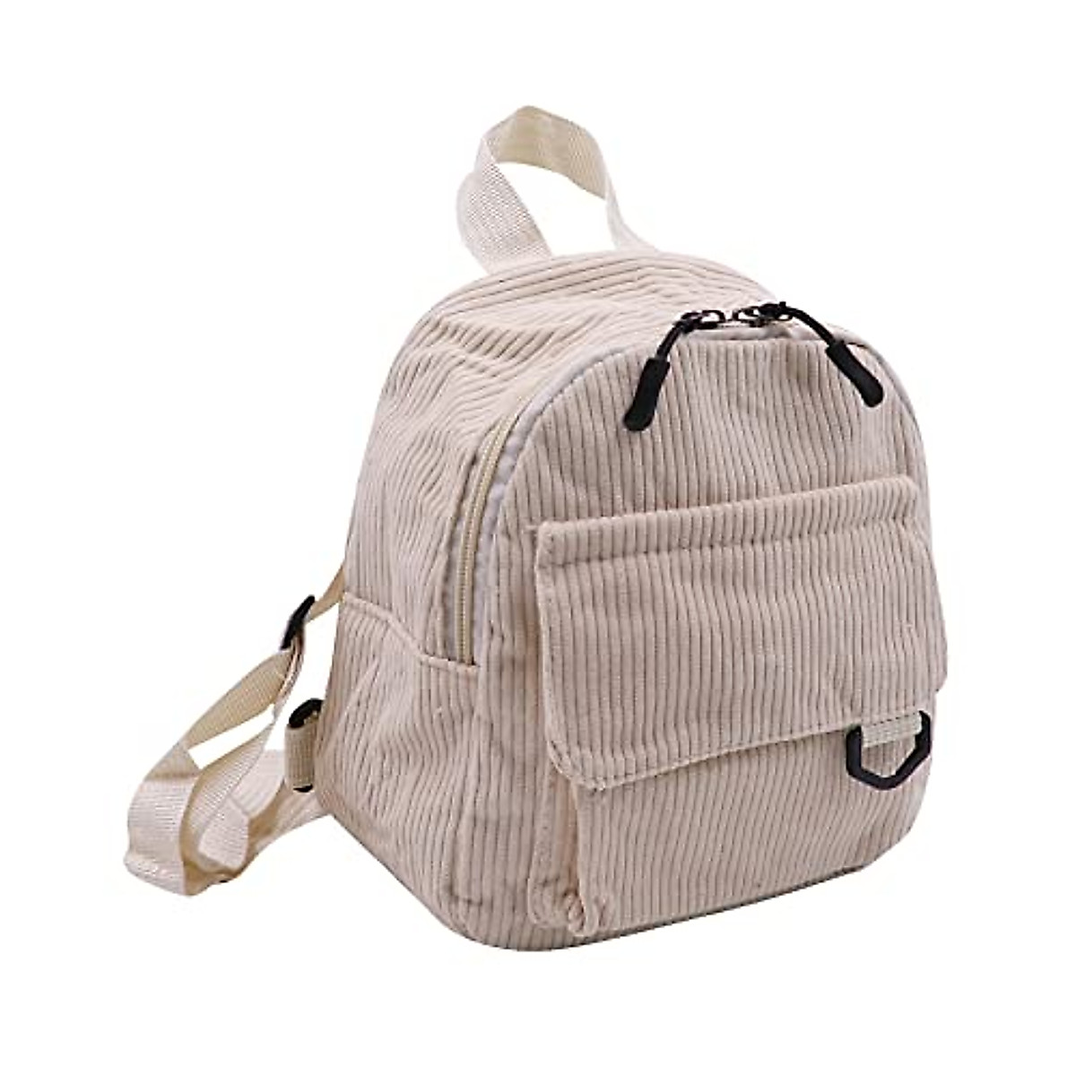 Women Girls Mini Corduroy Backpack Cute Shoulder Bag Purse Casual Rucksack Satchel Travel Small Backpack