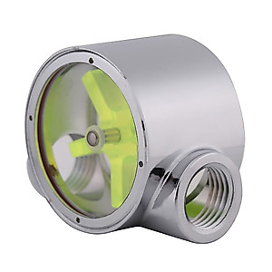 Water Indicator,Tungsten Alloy G1/4" Standard Female to Female Thread Computer Water Cooling Indicator