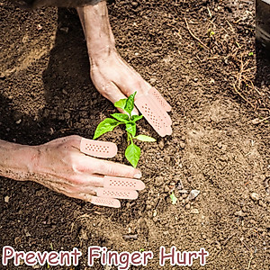 16Pcs Gel Finger Cots with Air Holes, Gel Finger Protectors Finger Covers Protection for Finger Tips, Breathable Finger Covers Finger Caps Gloves Finger Protectors for Wound, Finger Cracking