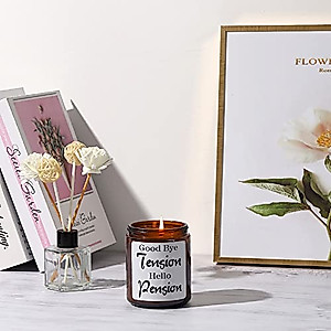 Hyindoor Scented Candles - Retirement Gifts - Lavender Jar Soy Candles for Coworker, Employee, Teacher, Friends - Friendship Gifts, Funny Gifts, Farewell Gifts, Retirement Gifts for Women