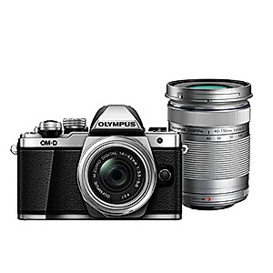 OM SYSTEM OLYMPUS M.Zuiko Digital 40-150mm F4.0-5.6 R Silver For Micro Four Thirds System Camera, 3.75x Zoom Lens, Portable Design