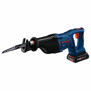 BOSCH CRS180-B15 18V 1-1/8 In. D-Handle Reciprocating Saw Kit with (1) CORE18V 4 Ah Advanced Power Battery