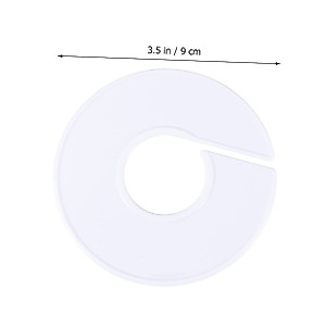 STOBAZA Size Rings for Clothing Racks 30 Pcs Market Size Store Clothing Size Circle Clothes Size Dividers Clothing Size