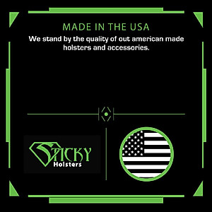 Sticky Holsters AnkleBiter Wrap Leg Rig Ankle Holster with Strap Accessory - for Concealed Carry Leg, Thigh, Ankle Gun Case Holder for Men and Women; Black