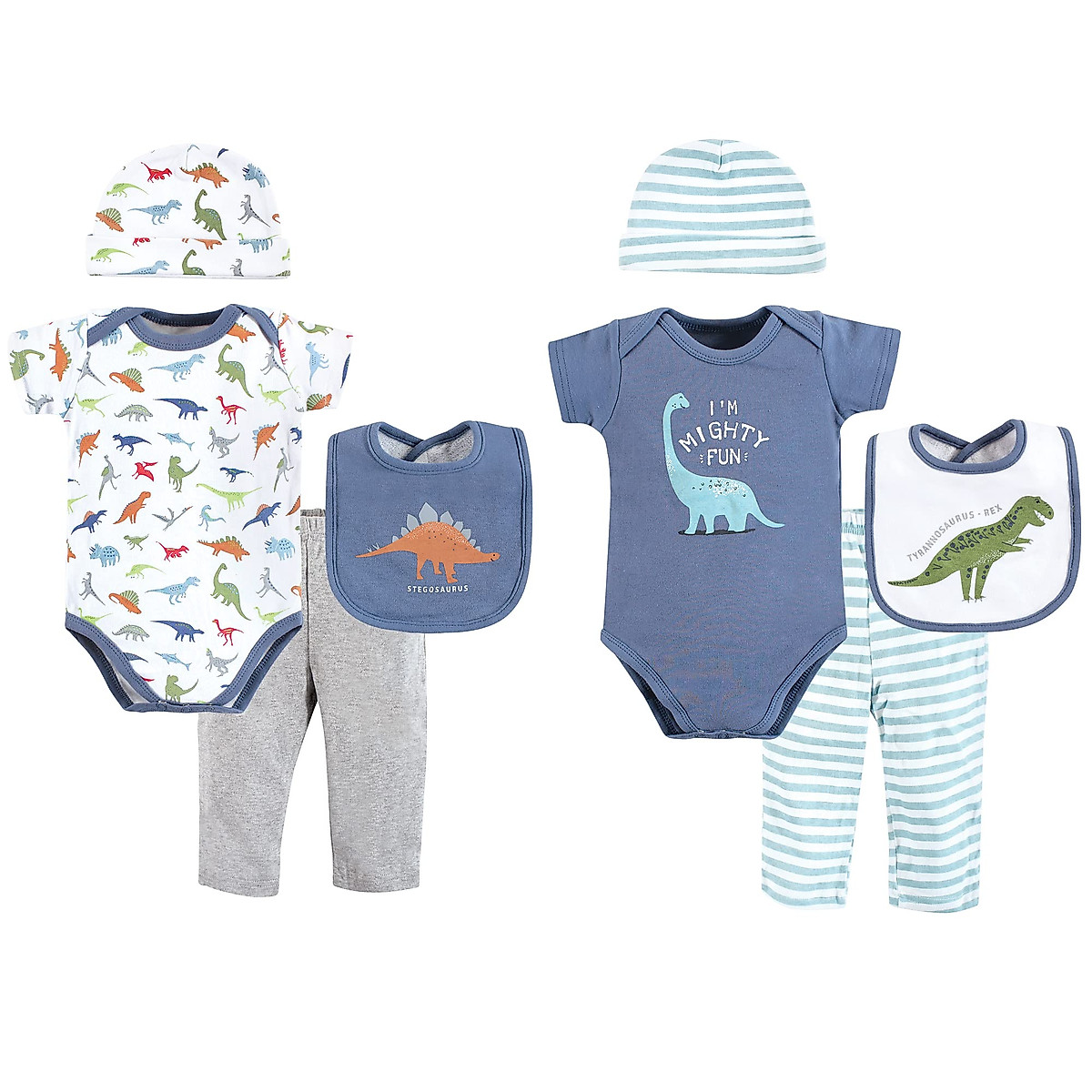 Hudson Baby Unisex Baby Layette Boxed Giftset, Boy Woodland, 0-6 Months