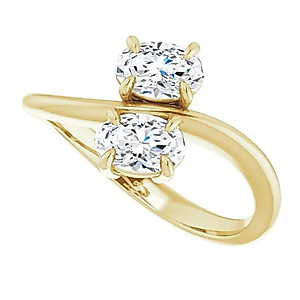 925 Silver, 10K/14K/18K Solid Gold Moissanite Engagement Ring, 5.0 CT Oval Cut Handmade Solitaire Ring, Diamond Wedding Ring for Women/Her Anniversary Ring, Birthday Gifts, VVS1 Colorless