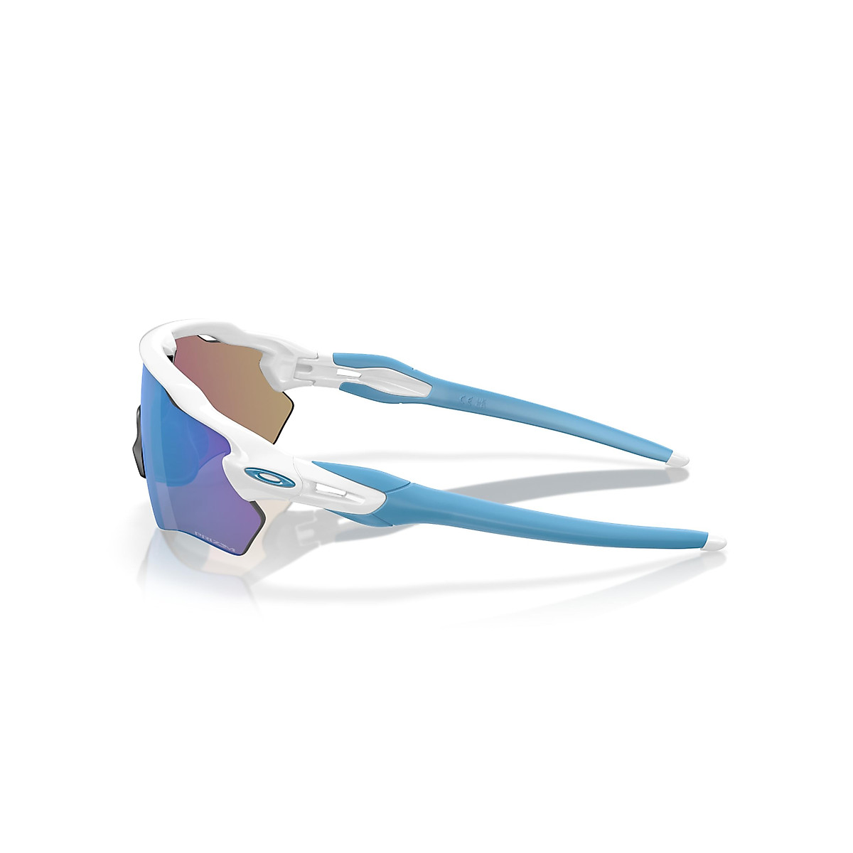 Oakley Youth OJ9001 Radar EV XS Path Rectangular Sunglasses, Polished White/Prizm Sapphire, 31 mm