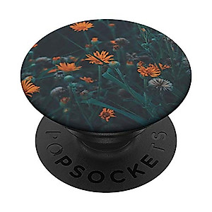 Nature Vintage Orange Flowers PopSockets Swappable PopGrip
