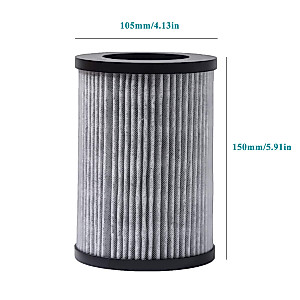 HEPA Air Filter Replacement for Air Purifier (W080), Compatible Purifier Model: DP041