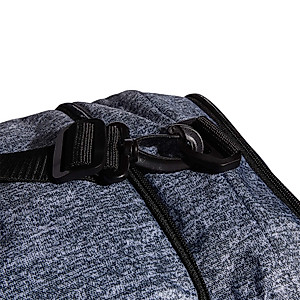 adidas Defender 4 Medium Duffel Bag, Jersey Onix Grey/Black, One Size