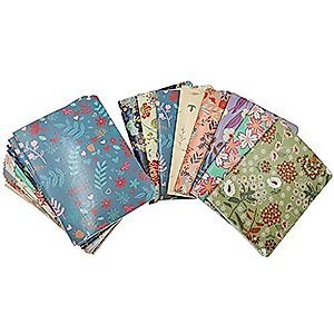 BaodeLI 24pcs Mini Notebook,Floral Patterns Portable Pocket Journal Steno Memo Notebook MiniDaily NotePad(8 Patterns,Ruled Pages)