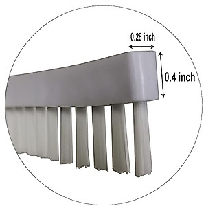 ATIE Pool Leaf Vacuum/Leaf Eater/Leaf Catcher/Leaf Gulper/Leaf Bagger/Leaf Master Vacuum Head Brush Replacement Strip (3 PK)