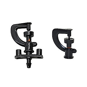 XLBH Irrigation Accessories Garden Vortex Sprayer Atomization Nozzles 360 Degree Watering Dust Removal Sprayer Agriculture Irrigation Sprinklers 20 Pcs widely Used (Color : Orange)