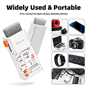 Laptop Screen Keyboard Cleaner Kit, Electronics Cleaning Tool for MacBook iPad iPhone Pro, Brush Tool for Tablet, Computer, PC Monitor,TV Camera Lens with 2ml Mist Spray New Compact with Patent
