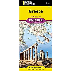 Greece Map (National Geographic Adventure Map, 3316)