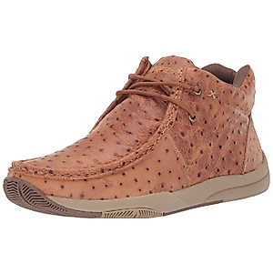 ROPER Mens Clearcut Textured Moc Toe Chukka Casual Boots - Brown - Size 9 D