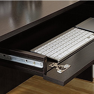 Sauder Palladia L-Desk, Wind Oak finish