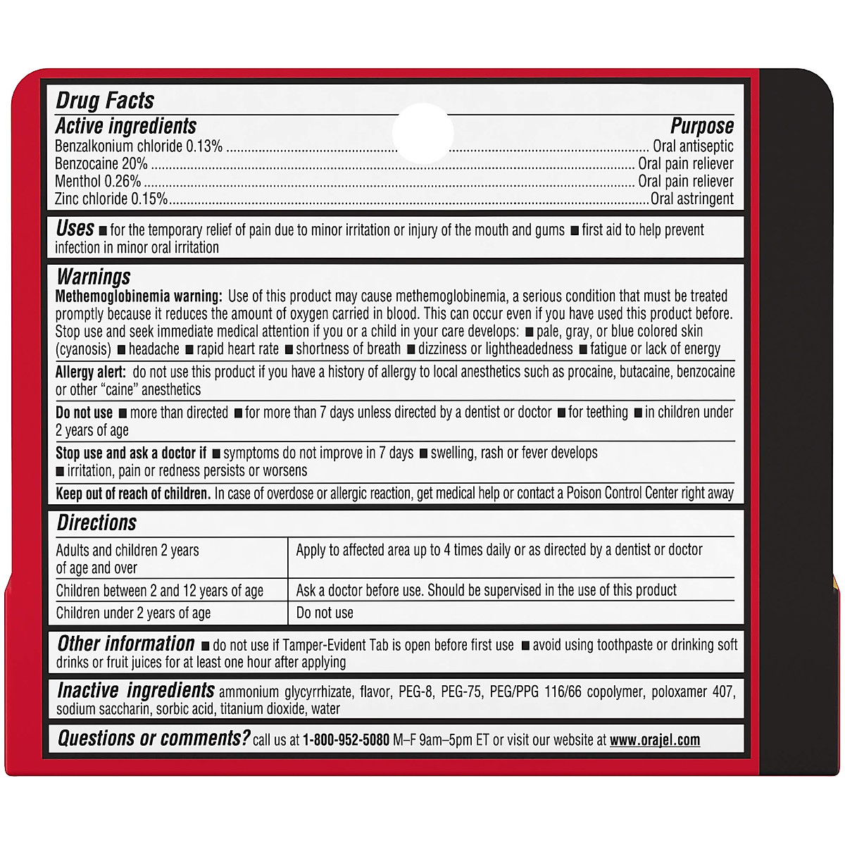 Orajel 4X for Toothache & Gum Pain: Severe Cream Tube 0.33oz- From #1 Oral Pain Relief Brand