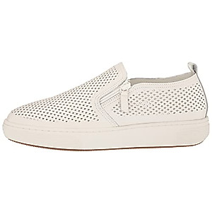 Propét Womens Kate Sneaker, White, 7.5 Wide US