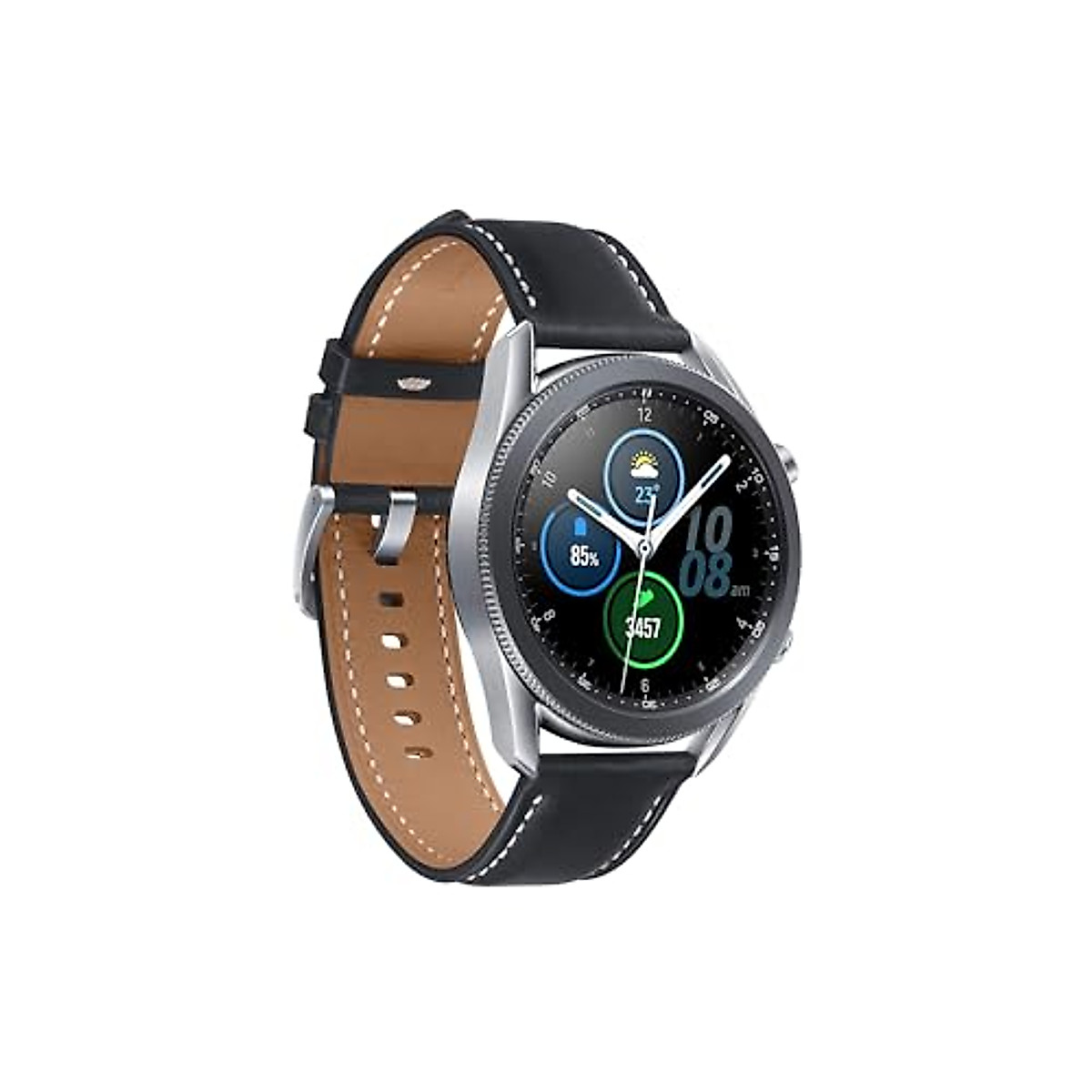 Samsung Galaxy Watch3 R840 Smartwatch (45mm Stainless Steel) International Version - Mystic Silver