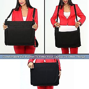 VitaliZEN Laptop Harness Extra Large & Comfortable 2021 Improved Design, Hands-Free Portable, Adjustable, Wearable Desk for up to 17” Laptops, Tablet, Notepad, MacBook, etc