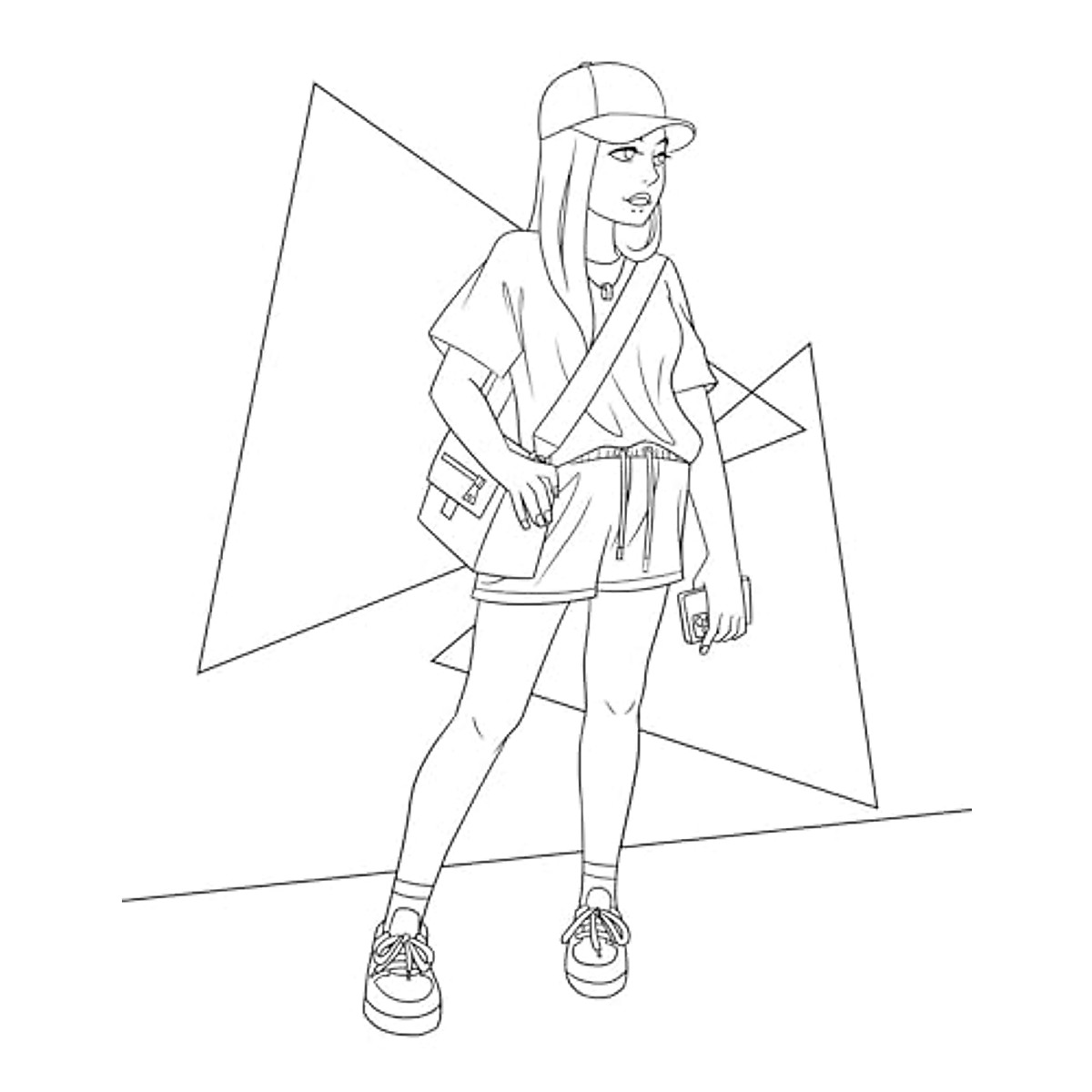 Fashion Coloring Book: For Kids Ages 6-8, 9-12 (Young Dreamers Coloring Books)