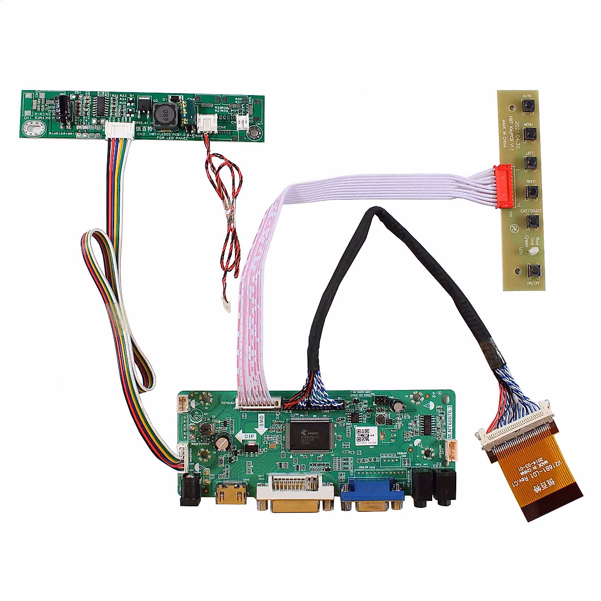 VSDISPLAY HD-MI VGA DVI LCD Controller Board M.NT68676 Work for 23 inch 1920x1080 LED Backlight 30 pin LVDS Panel : LTM230HT09 LTM230HT10 LTM230HT11 LTM230HT12