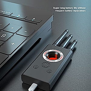 Anti Spy Detector,Hidden Camera Detectors, Bug Detector, Wireless Signal Infrared Scanner Camera Finder Tool, Bug Sweeper, Privacy Protector, for Home Office Hotel Bathroom, Gifts for Women Men