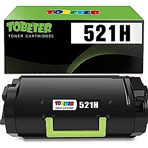 ToBeter MS810 Remanufactured High Yield Toner Cartridge for Lexmark 521H 52D1H00 for MS710 MS711 MS810 MS810n MS810dn MS811 MS811dn MS812 MS710dn MS710n MS711dn MS810de MS810dtn Printer(Black, 1 Pack)