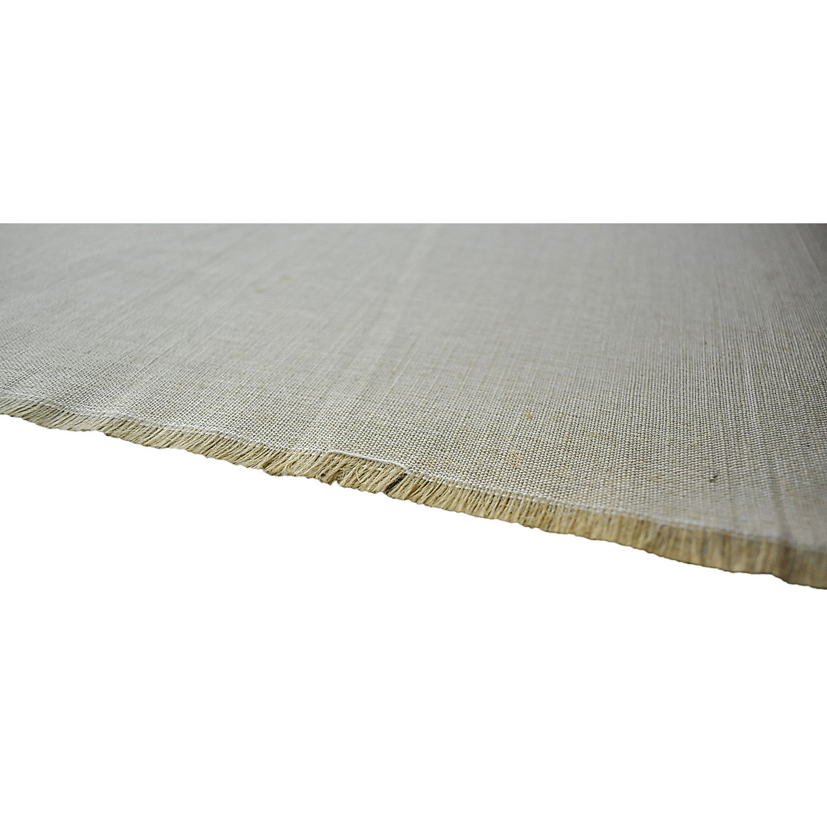 AK-Trading 60" Wide Burlap and Cotton Blend Natural Lint Free Linen Burlap Fabric for Crafts & Decoration (60" Wide x 1 Yard Long)