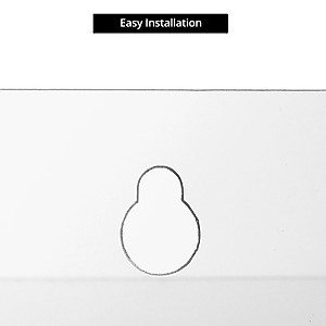 QWORK 15 Inch Invisible Acrylic Floating Wall Ledge Shelf, 6 Pcs, Transparent Wall Mounted Book and Storage Shelves for Nursery, Bathroom, and Kitchen