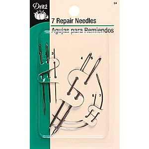 Dritz Repair Hand Needles, Assorted Styles & Sizes (7-Count)