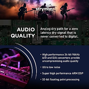 Strymon Starlab Time-Warped Reverberator Eurorack Reverb Module with Modulation and Karplus-Strong Synthesis, Blue