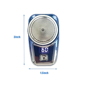 Mini Shaver Portable Electric Shaver,Electric Razor for Men,Mini-Shave Pocket Portable Shavers,USB Rechargeable Waterproof Shaver Wet and Dry Use Suitable for Home,Car,Travel Gift for Father Husband
