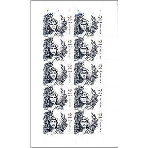 $2 Statue of Freedom Full Pane of 10 Postage Stamps Scott 5296