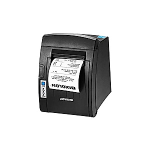 Bixolon SRP-350PLUSIIICOSG Thermal Printer with Power Supply and USB Cable, Serial/USB/Ethernet, Black (Renewed)