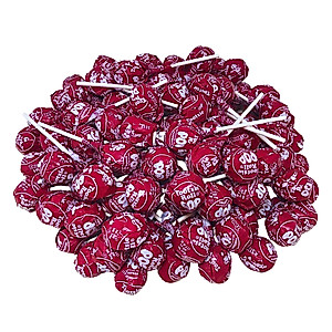 Red Raspberry Only Tootsie Pops Bulk Candy 120 Count Lollipops Suckers Variety Value Pack Aprox. 5.47 lbs (87.50 Oz) Packaging Might Vary