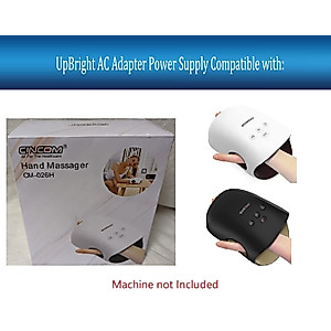 UpBright 5V AC/DC Adapter Compatible with CINCOM CM-026H WE-026H 5 Volt Rechargeable Cordless Hand Massager with Heat DC5V 2A 10W 5VDC 2000mA 5.0V 2.0A 10.0W Power Supply Cord Cable Battery Charger