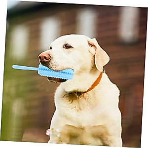 Housoutil Teething Toy Pet Teething Toys TPR Pet Dog Dental Stick Puppy Teething Toys
