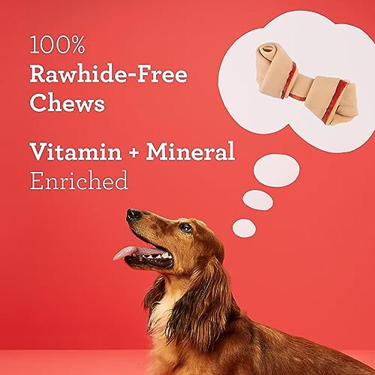 DreamBone Mini Chews With Real Chicken 24 Count, Rawhide-FreeChews For Dogs