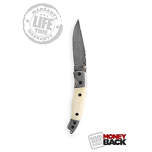 Perkin Knives - Handmade Damascus Folding Knife - Work of Art